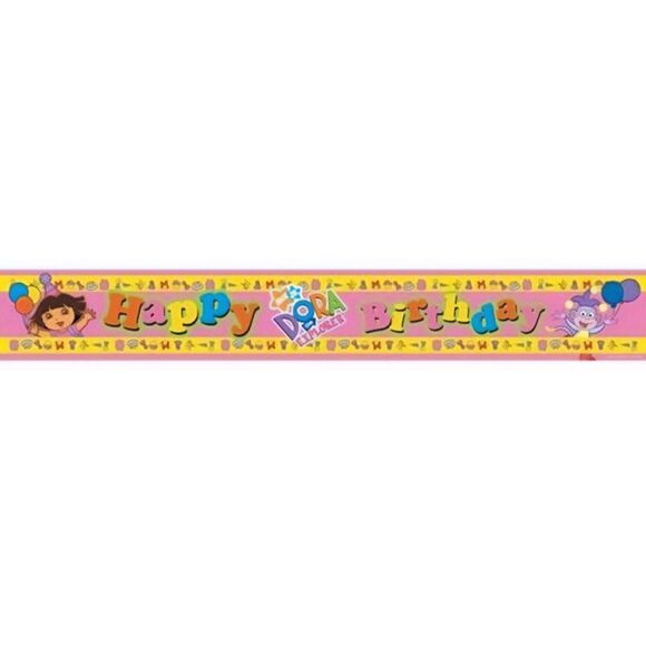 Dora The Explorer | Party Supplies | Dora The Explorer Happy Birthday ...